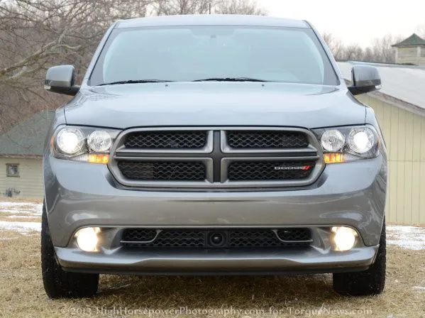 The front end of the 2013 Dodge Durango R/T | Torque News
